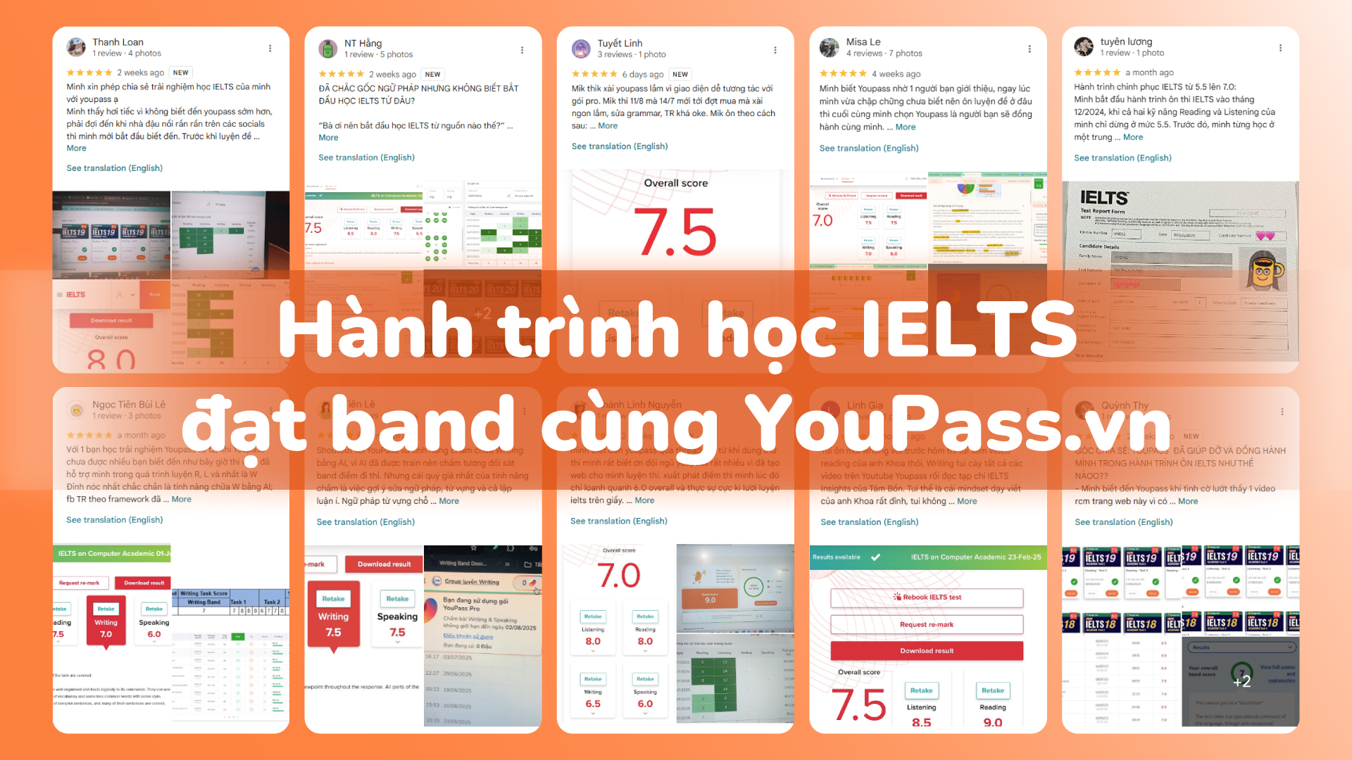 Hành trình học IELTS đạt band cùng YouPass